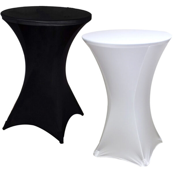 Lycra bar table sleeve - Flavours Catering + Events