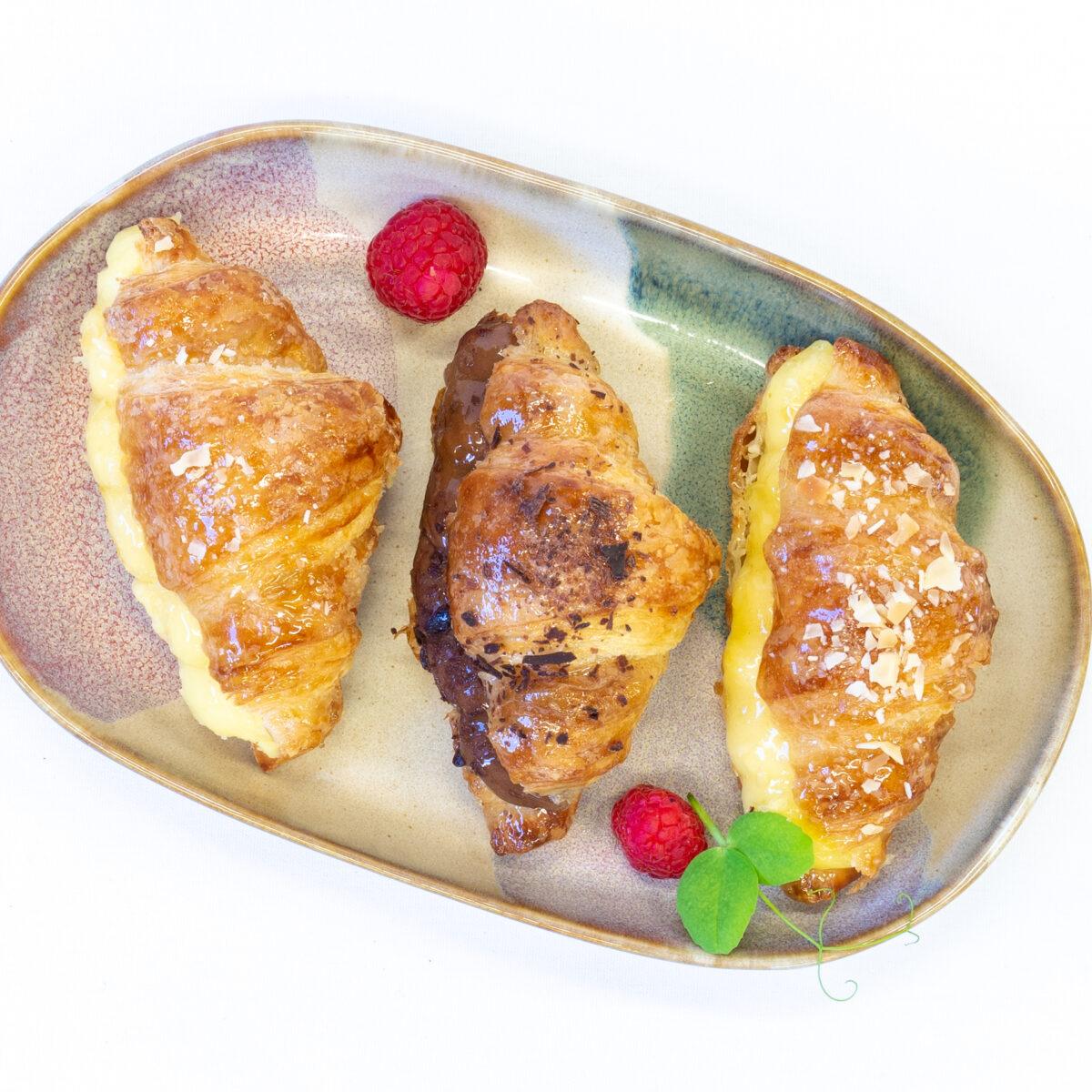 Mini sweet croissants - assortment - Flavours Catering + Events