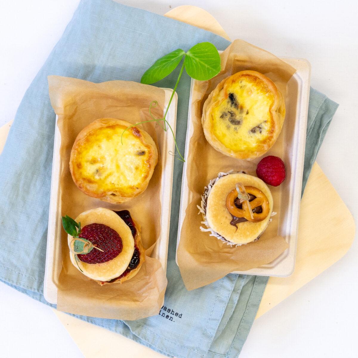 Pancake box - Flavours Catering + Events