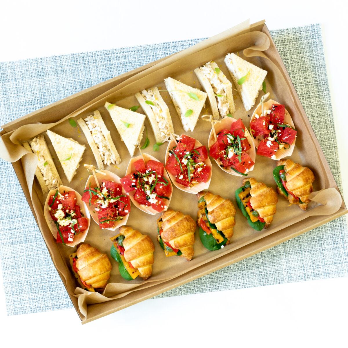 Mini slider box - Flavours Catering + Events