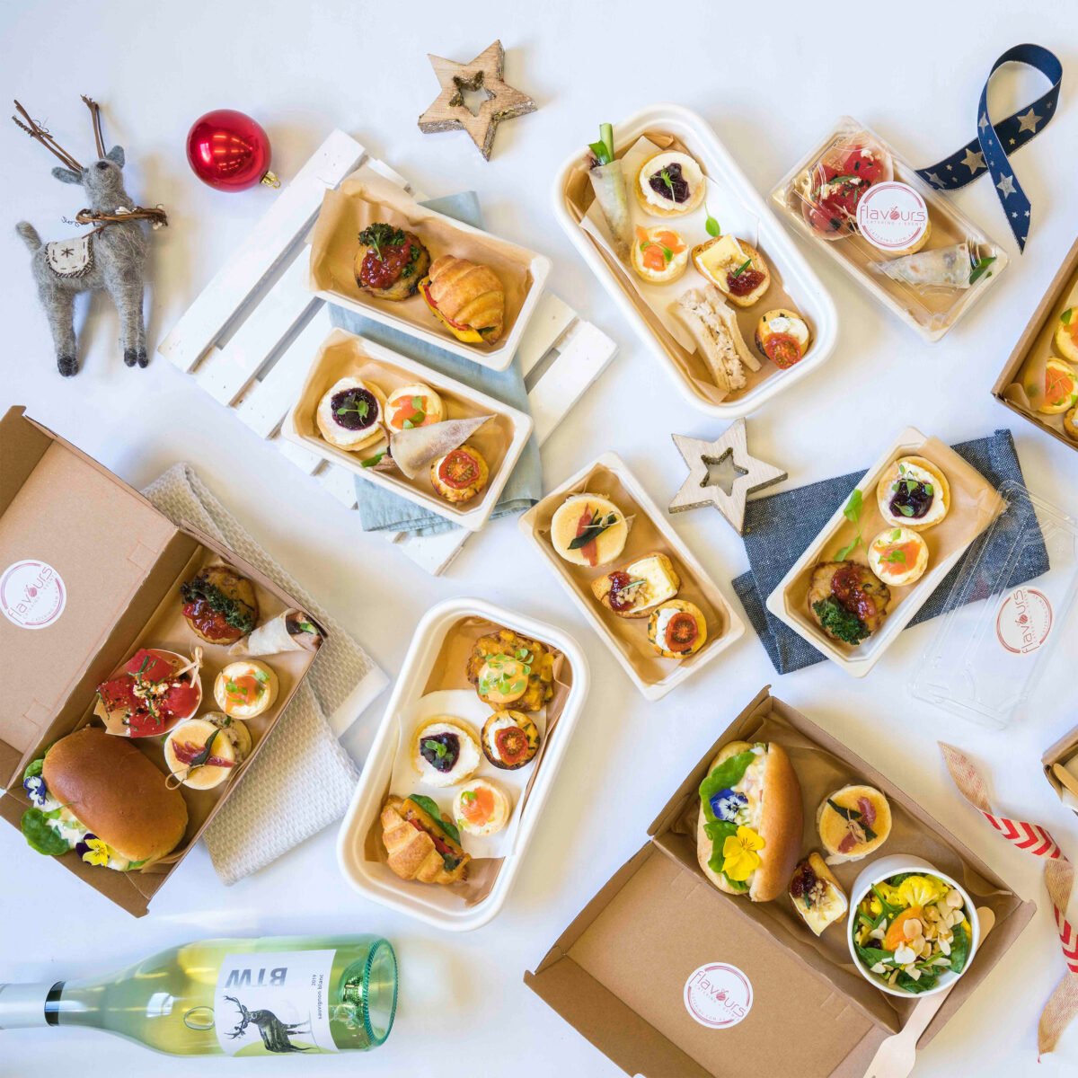 Christmas canapes - Catering Sydney - Flavours Catering + Events