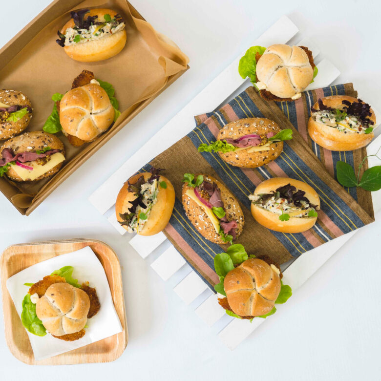 Mini farmhouse rolls - Flavours Catering + Events