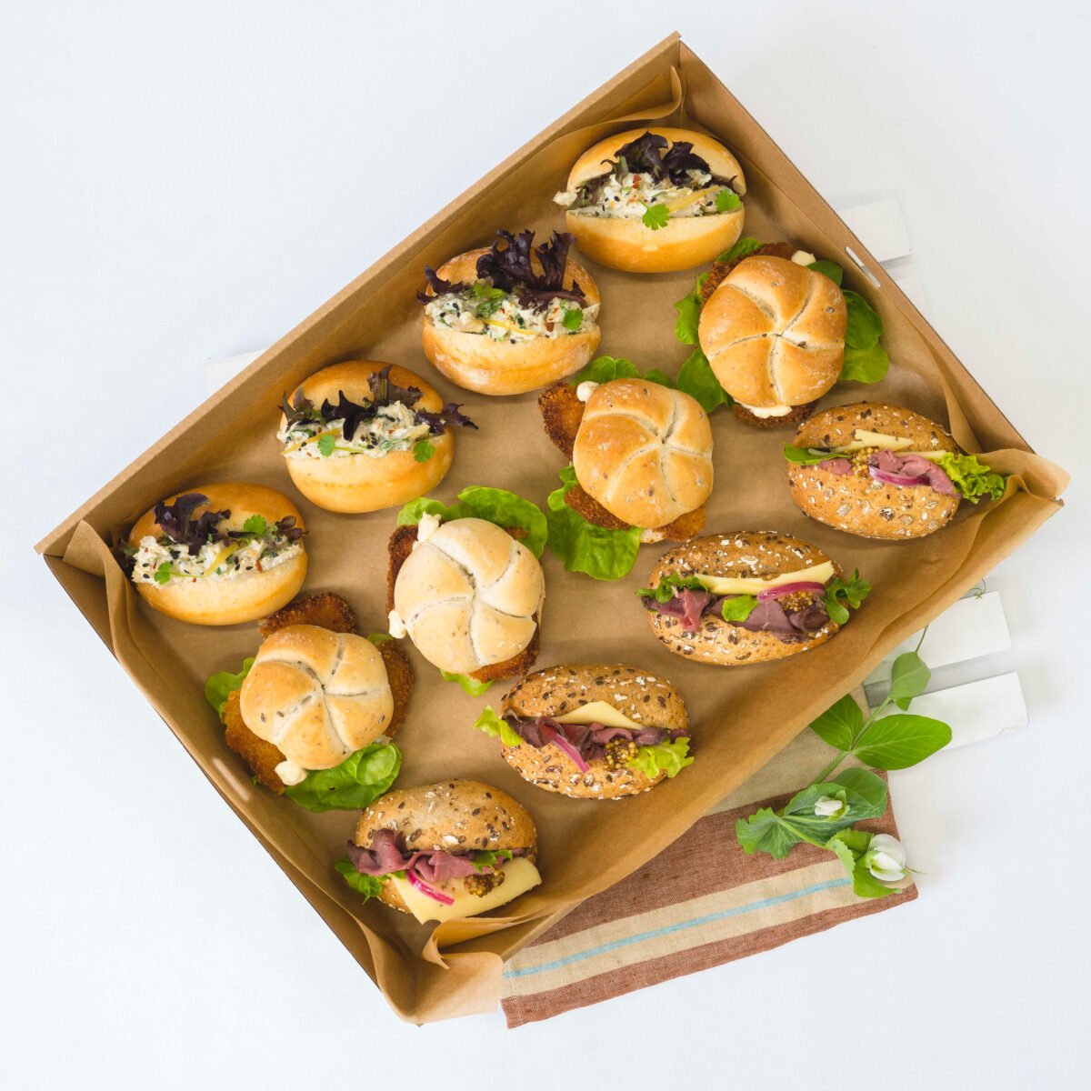 Mini farmhouse rolls - Flavours Catering + Events