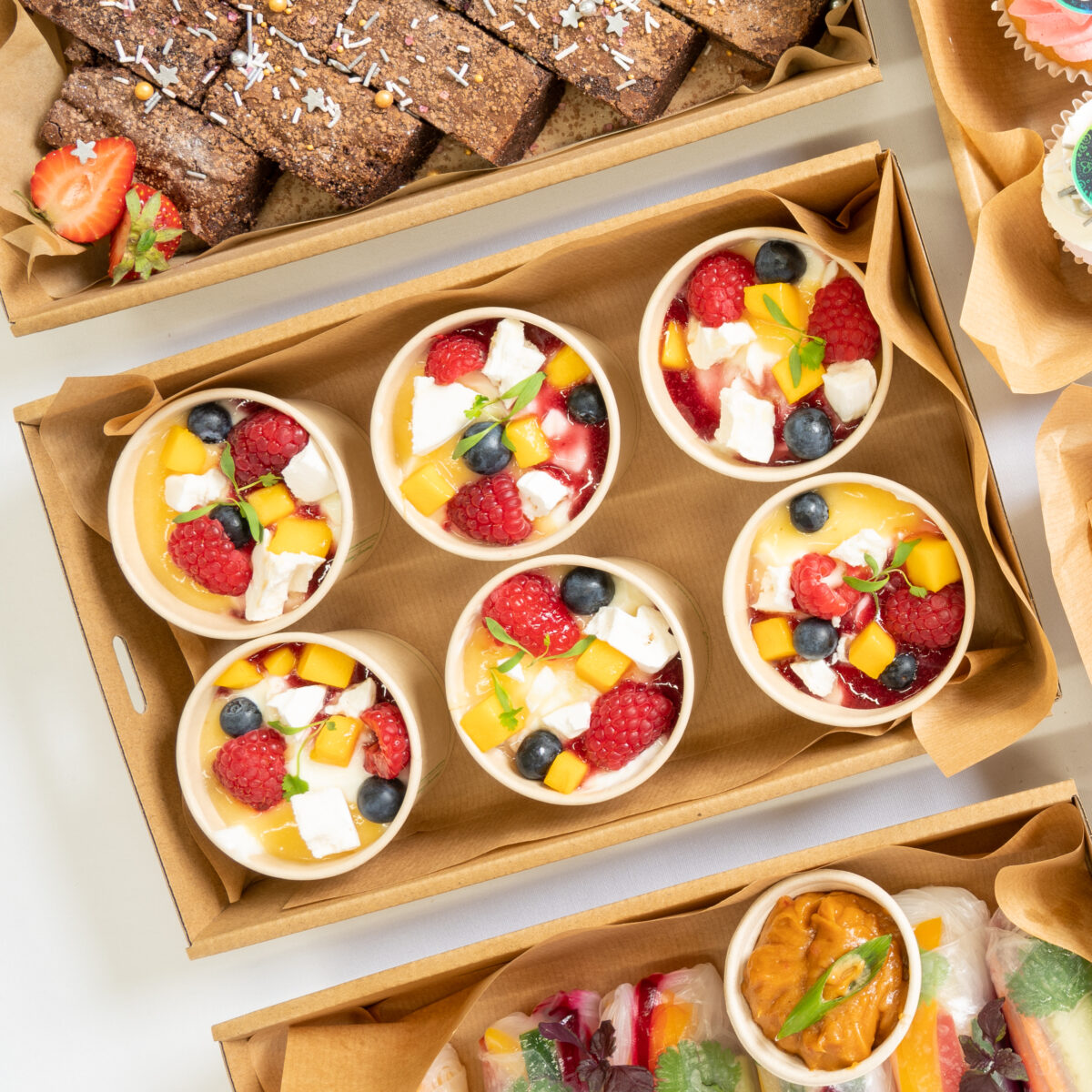 Vegan eton mess pots - Flavours Catering + Events