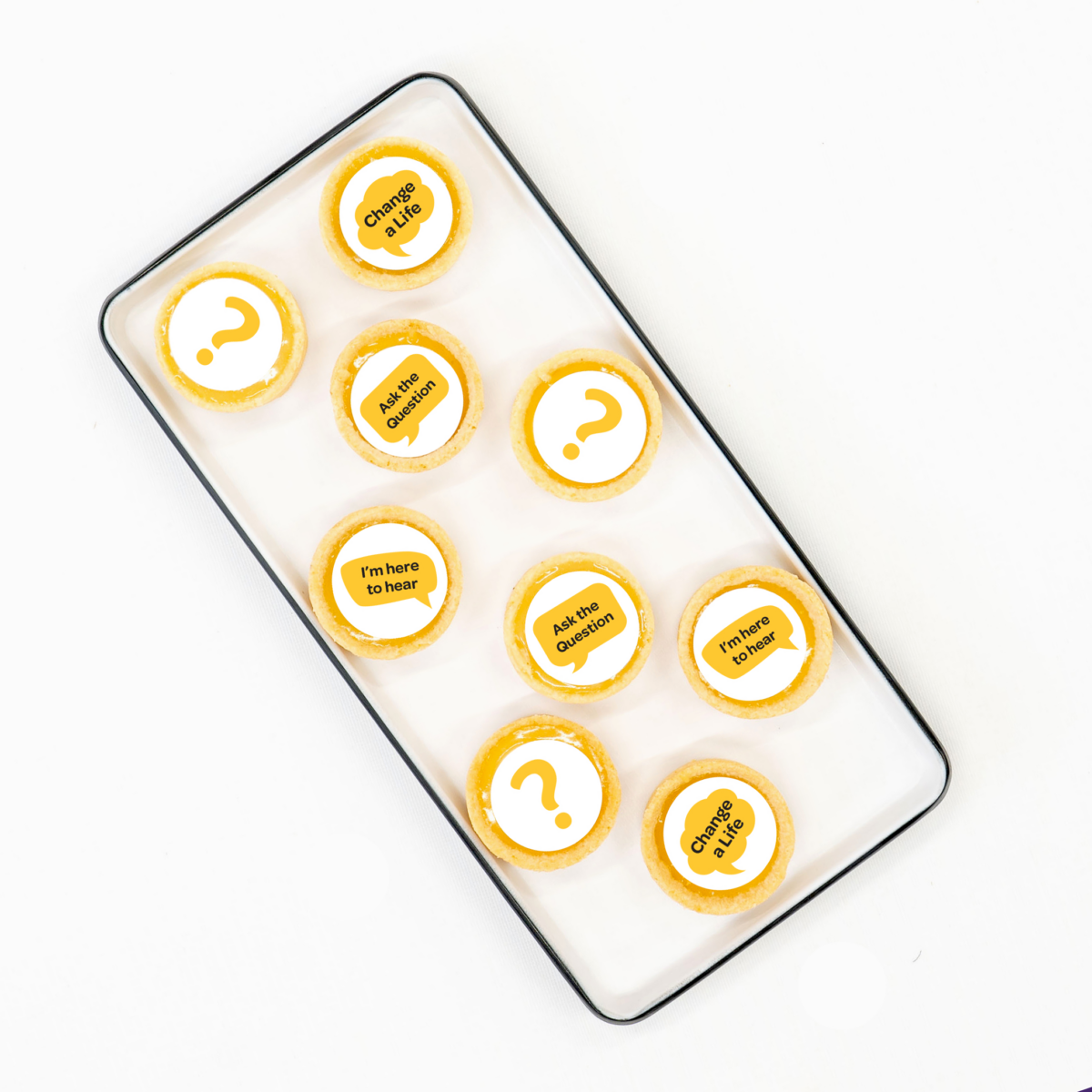 RU OK little lemon tarts - Flavours Catering + Events