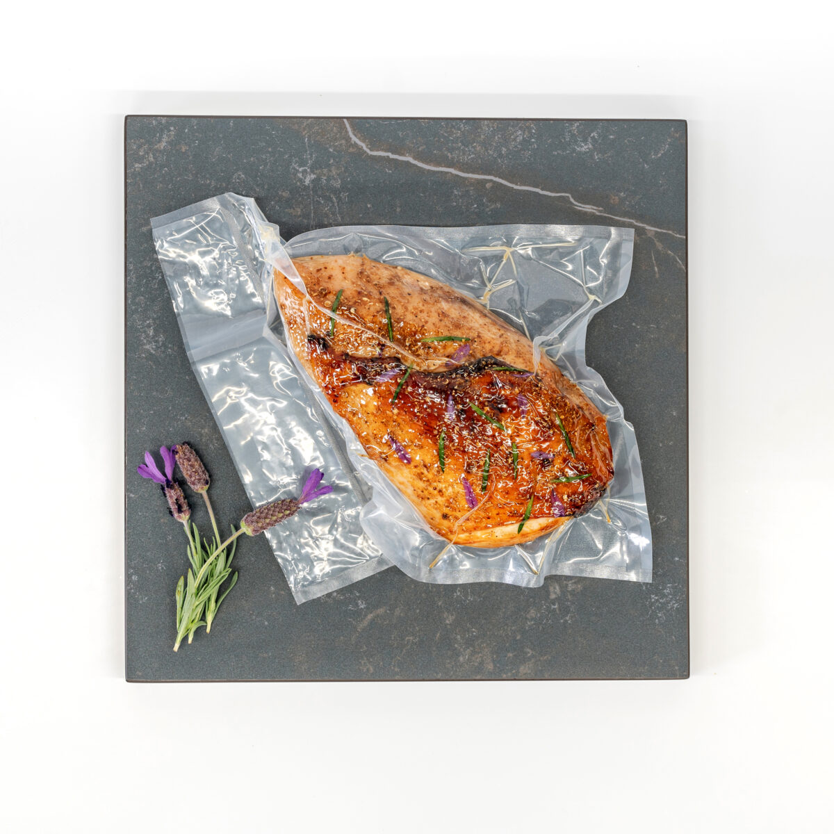 Oven roasted turkey breast, floral honey glaze, cranberry juniper sauce ...