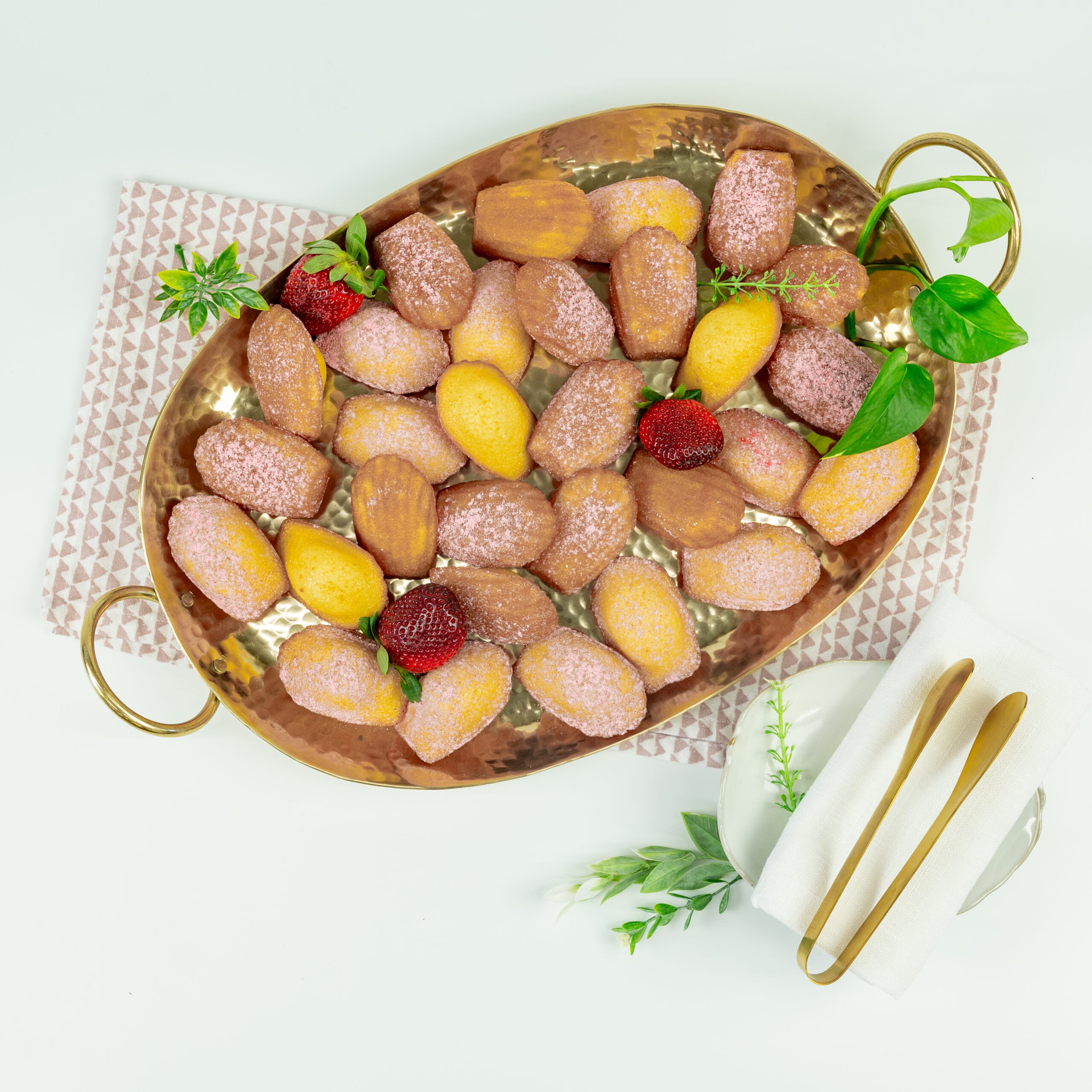 Berry Dusted Mini Madeleines Flavours Catering Events