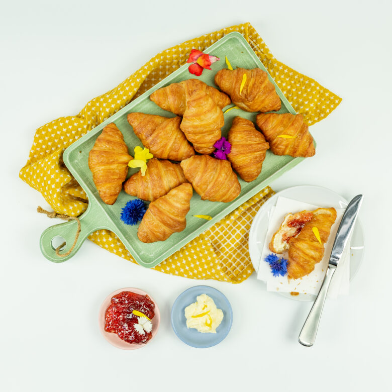 Mini Croissant Box with Butter & Jam - Flavours Catering + Events